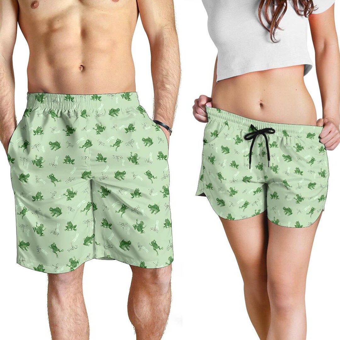 Frog Shorts Frog Pattern Swim Shorts for Women / Men Frog - Etsy
