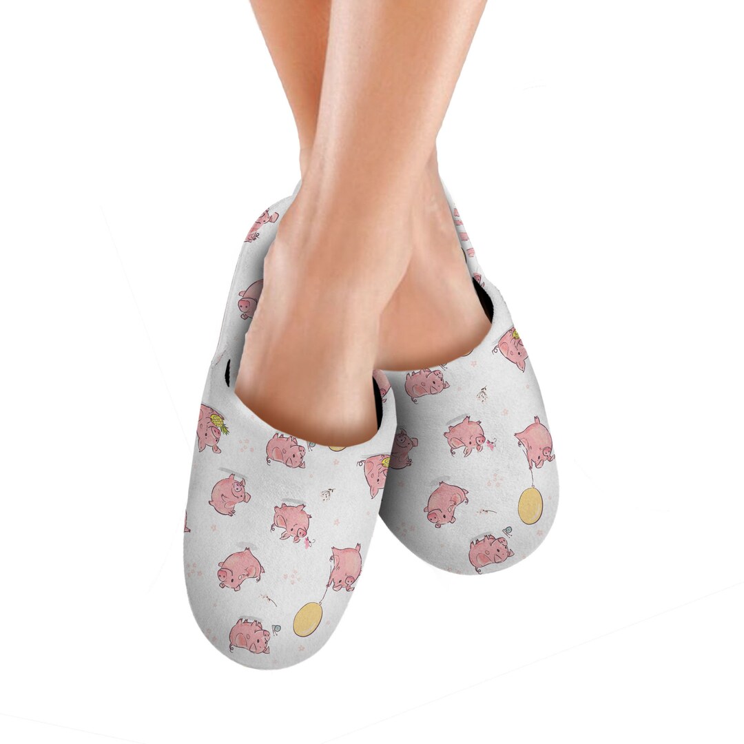 Pig Slippers Pig Pattern Slippers Cute Animal Slippers for Women / Men ...