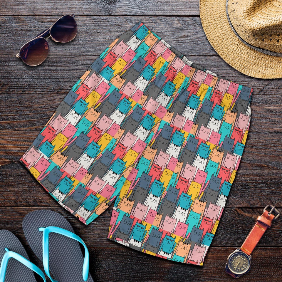 Cat Shorts - Cat Pattern Swim Shorts sold by Esraa Ahmed | SKU 12523478 ...