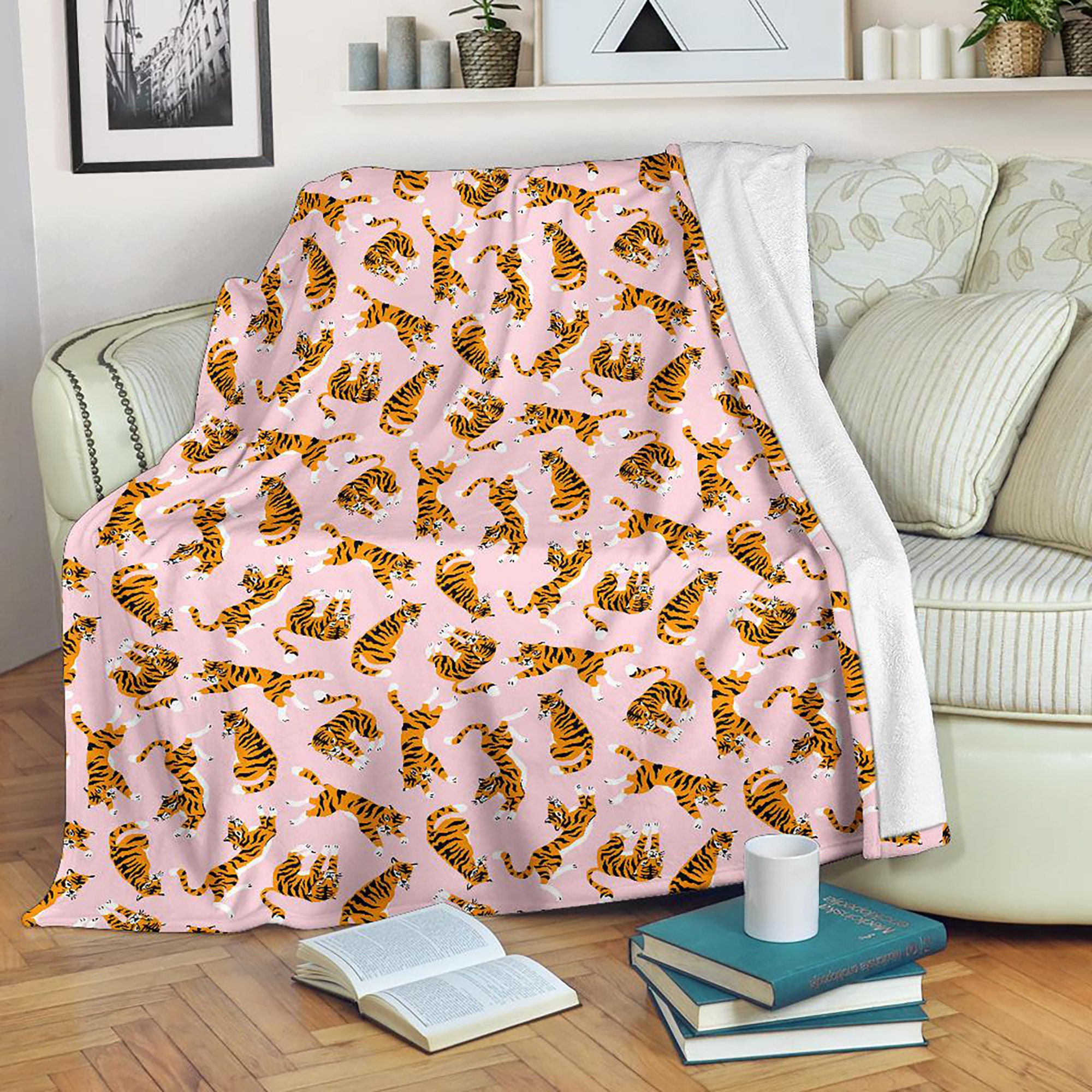 Tiger Fleece Blanket