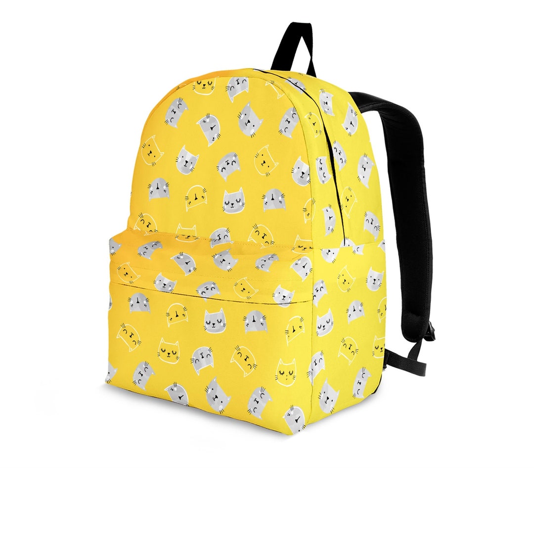Cat Pattern Backpack for Kids/adults Cat Pattern Bag Cat Printed ...