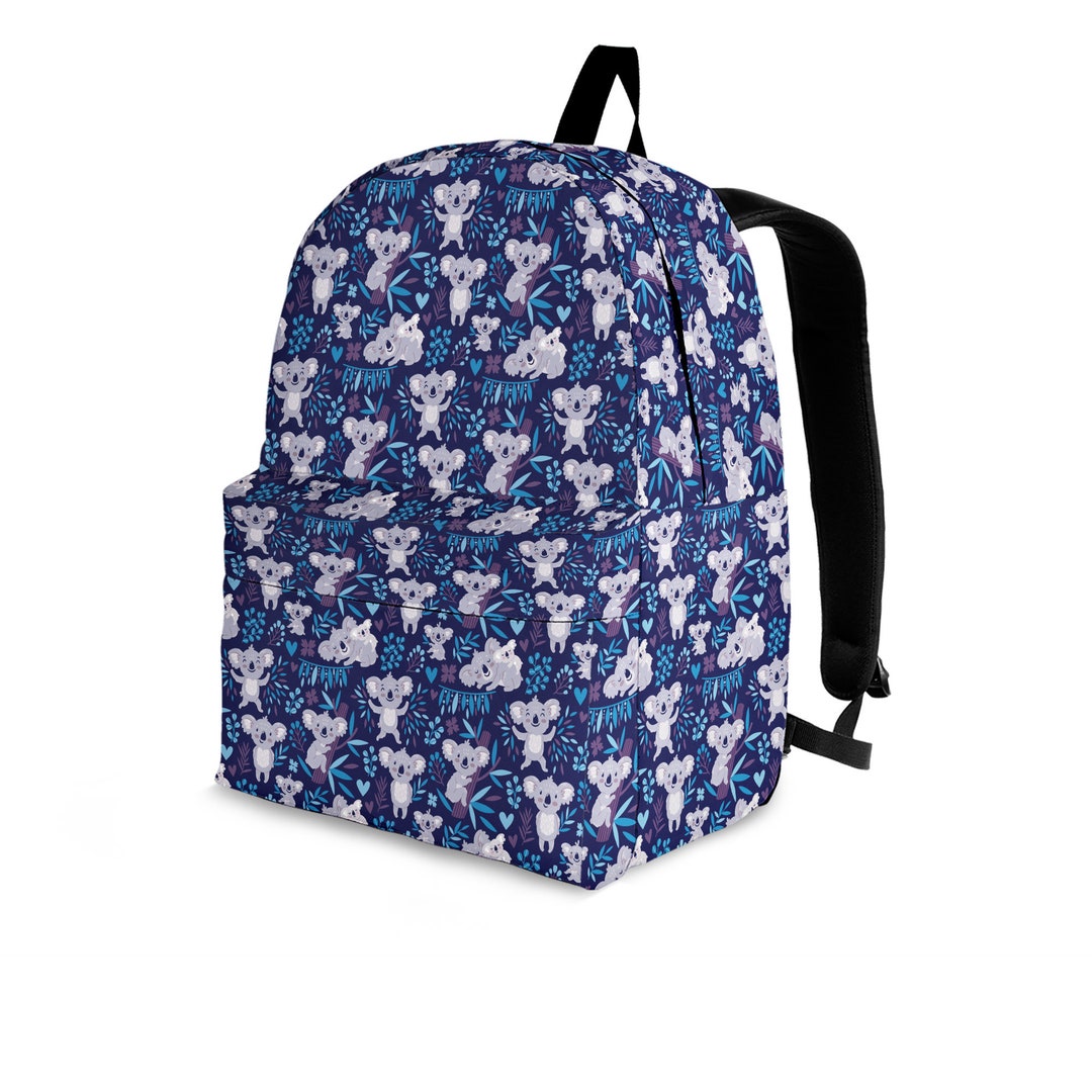 Koala Backpack for Kids and Adults Koala Pattern Bag Koala Printed ...
