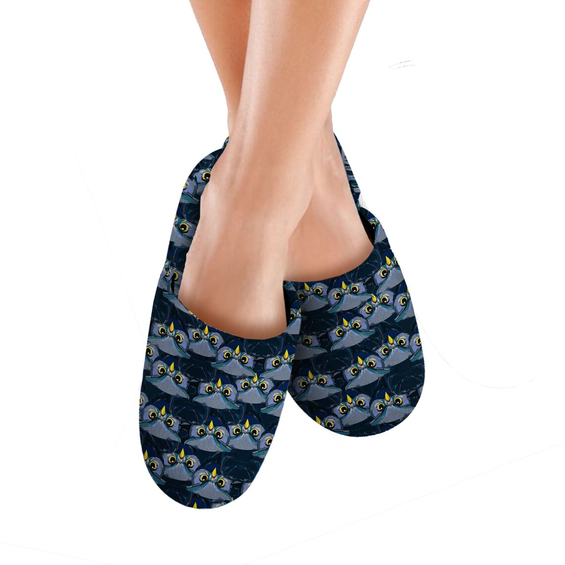 Owl Slippers Owl Pattern Slippers Cute Slippers for Women | Etsy