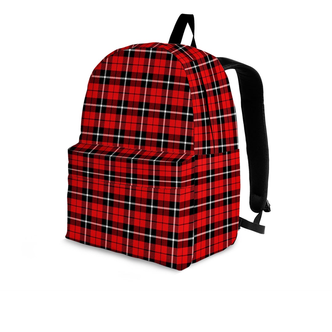 Tartan Plaid Backpack for Kids and Adults Plaid Pattern Bag Tartan ...