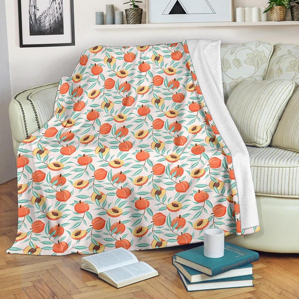 Peach Blanket - Etsy