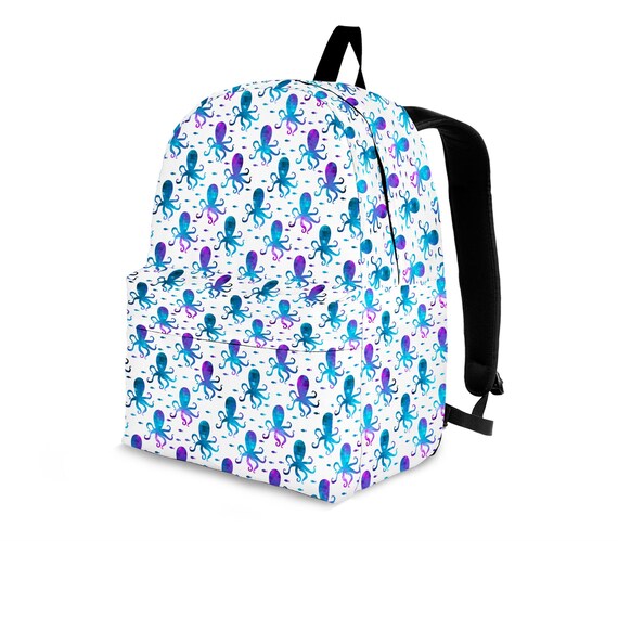 Octopus Backpack for Kids and Adults Octopus Pattern Bag | Etsy