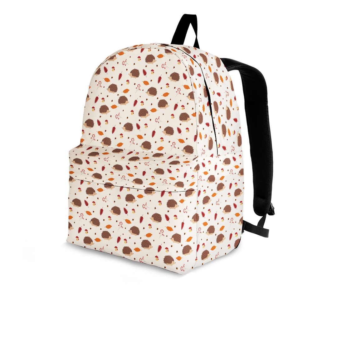 Hedgehog Backpack for Kids and Adults Hedgehog Pattern Bag Hedgehog ...