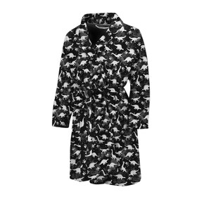 Dinosaur Bathrobe Dinosaur Pattern Robe for Women / Men - Etsy