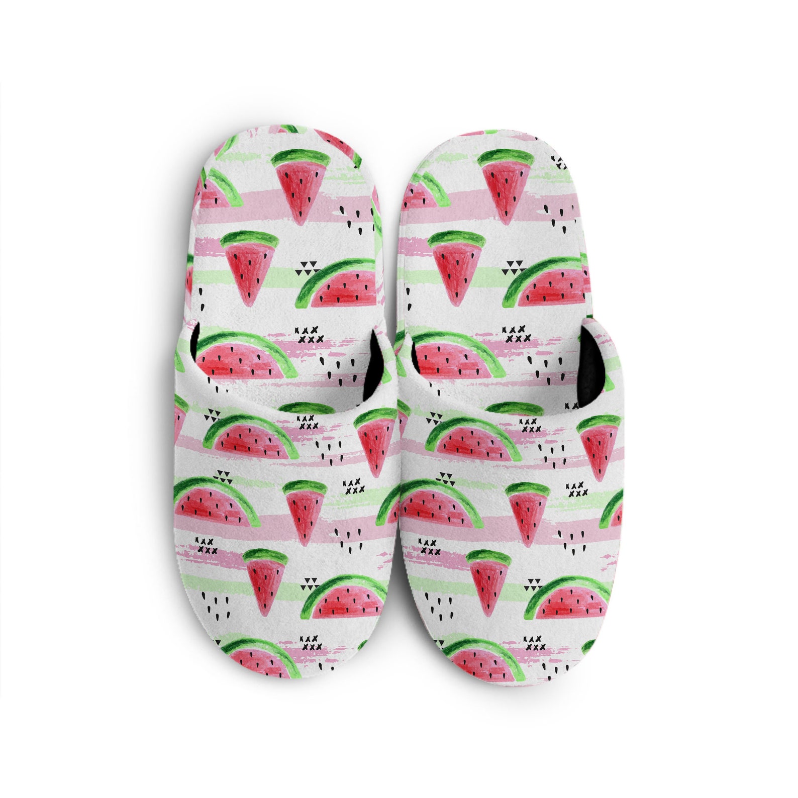 Watermelon Slippers Watermelon Pattern Slippers Cute Fruit - Etsy