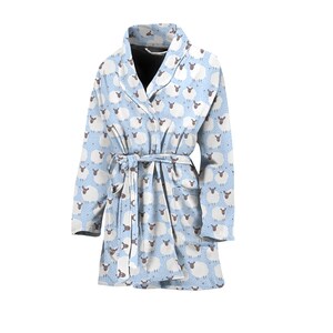 Sheep Bathrobe Sheep Pattern Bath Robe for Women / Men Sheep Print Robe ...