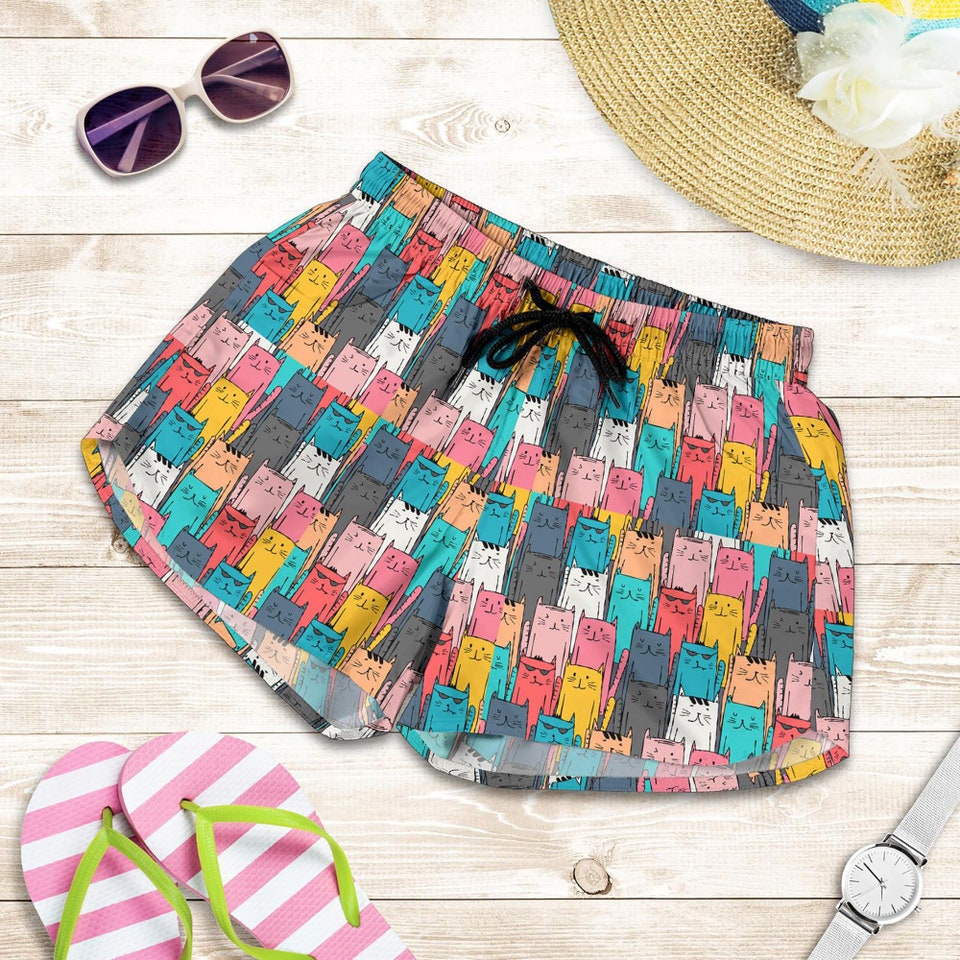 Cat Shorts - Cat Pattern Swim Shorts sold by Esraa Ahmed | SKU 12523478 ...