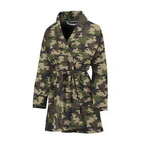 Camouflage Bathrobe Camouflage Pattern Robe for Women / Men - Etsy