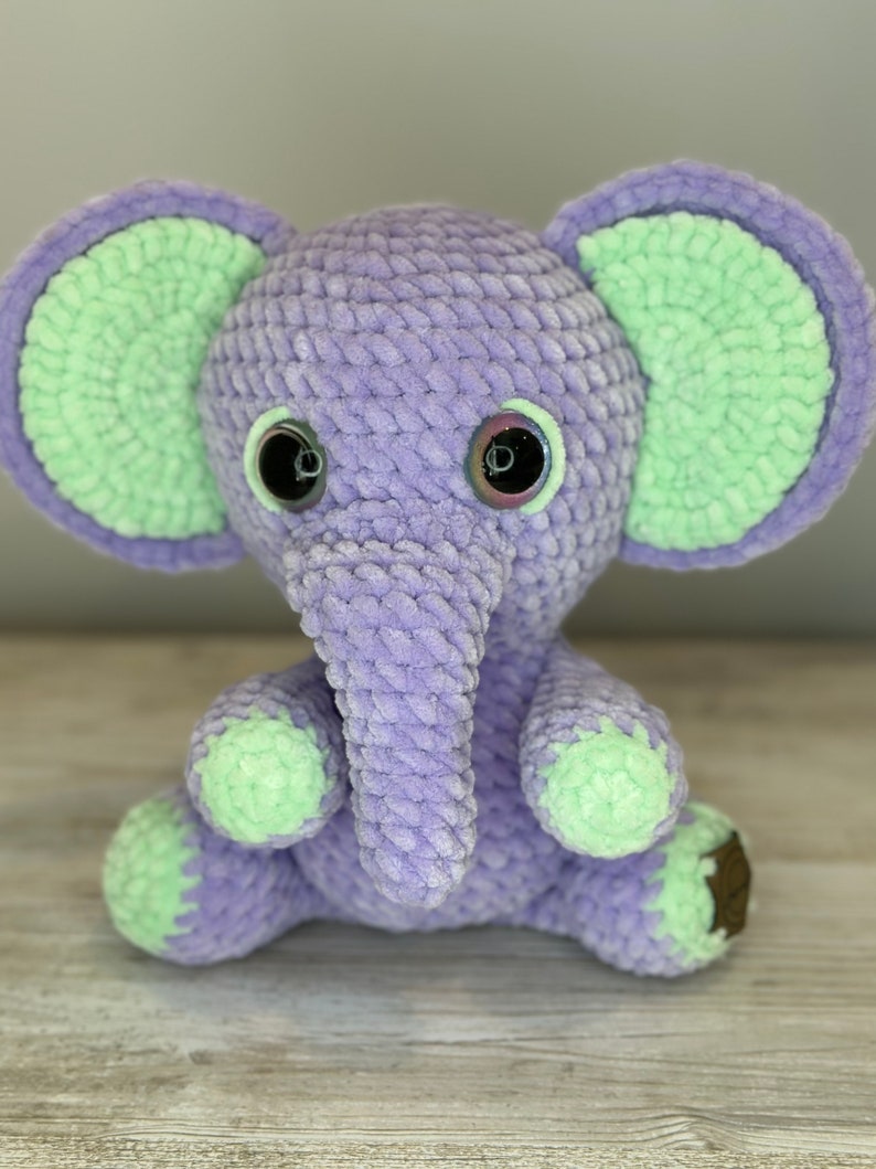 Crochet Elephant Plushie - Etsy