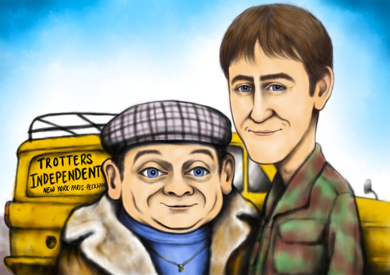 Del Boy e Rodney Only Fools & Horses caricatura divertente | Etsy