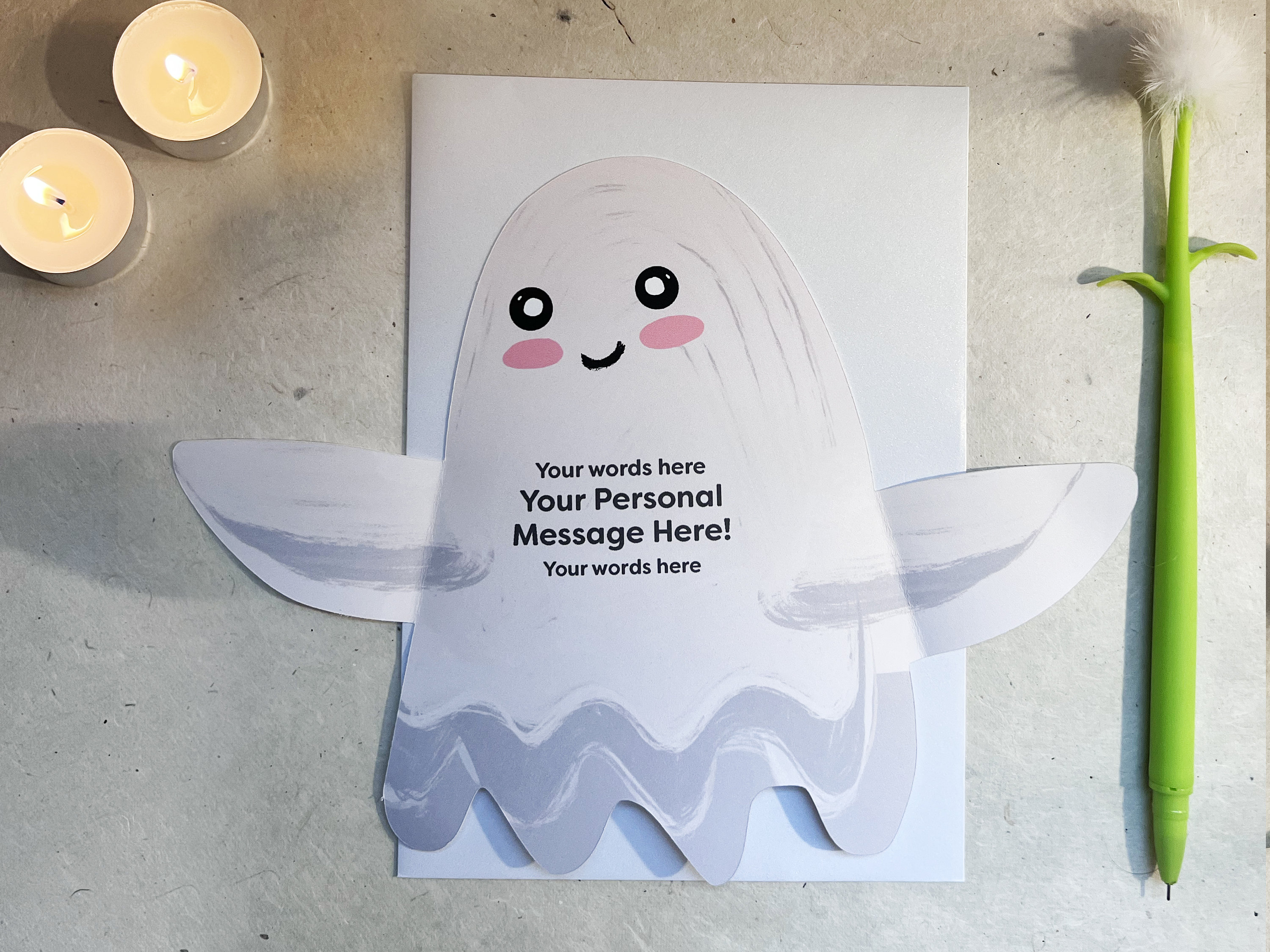 Ghost Hug Card, to My Boo Birthday Card, Customize Boo Card for Fiancé Girlfriend Boyfriend ...