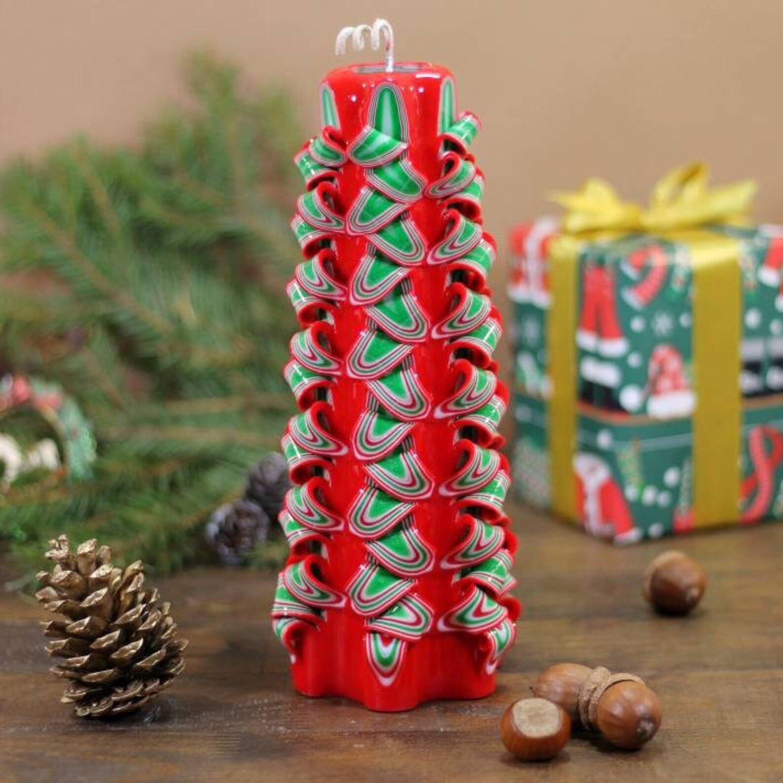 Christmas Morning Candles - Handmade Winter Candle - Festive Holiday ...