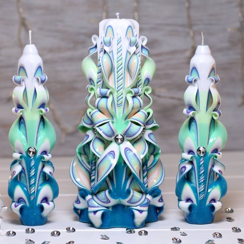 Unity Candle Wedding Set - Etsy