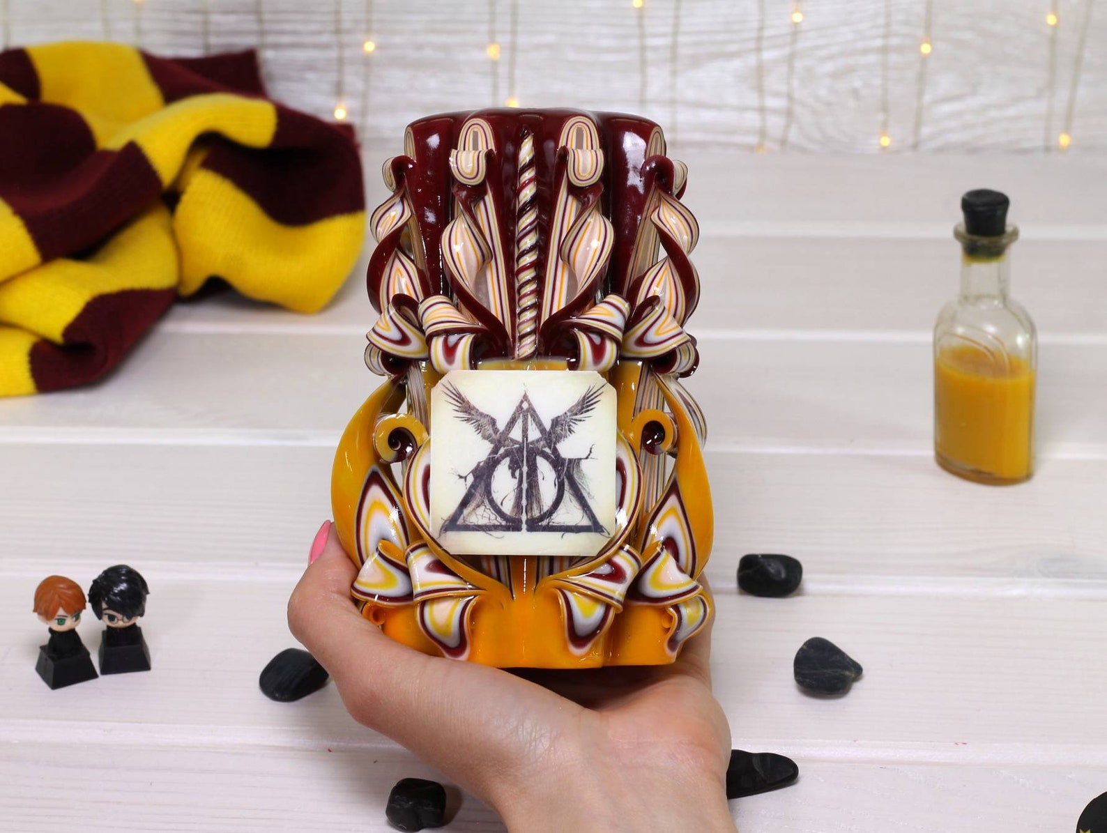 Unique Wizard Gift Carved Candles Back to School Gift - Etsy