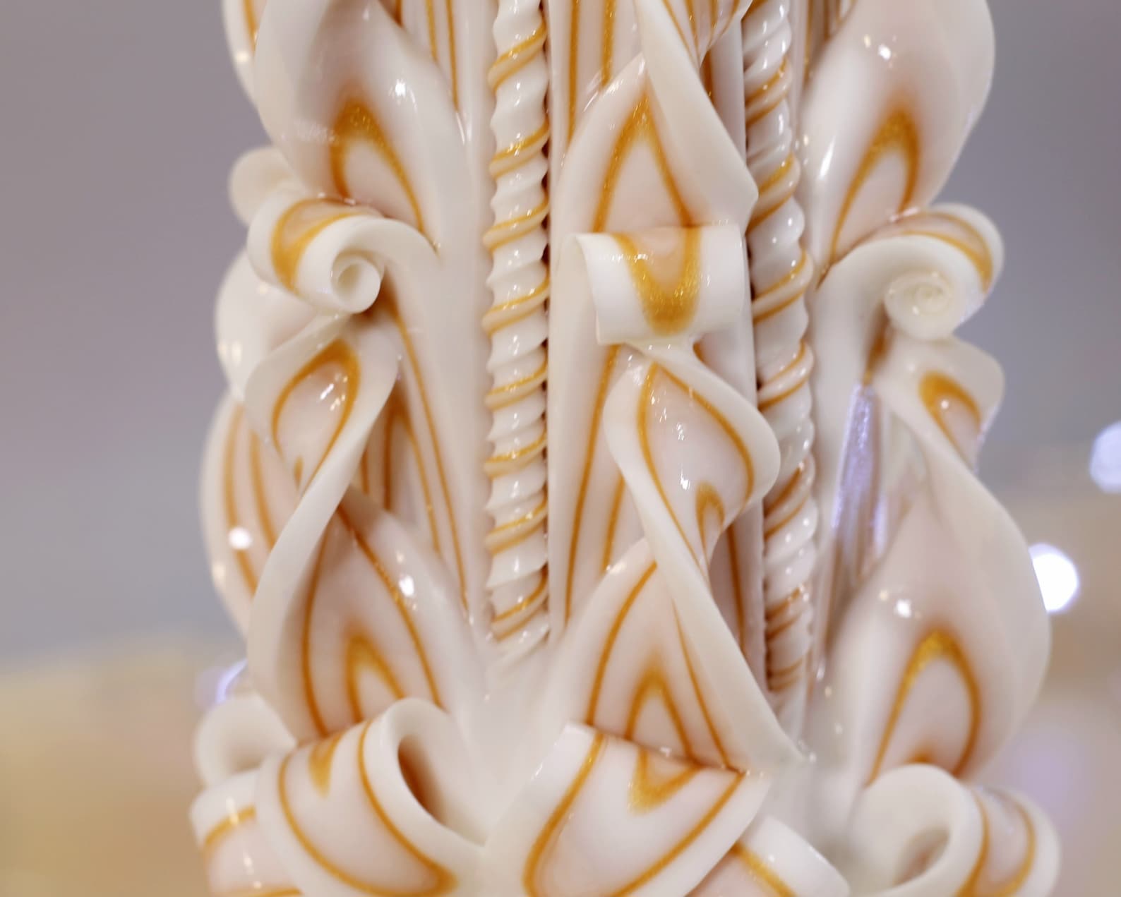 Hand Carved Unity Candle: Unique Wedding Accessory Gift - Etsy