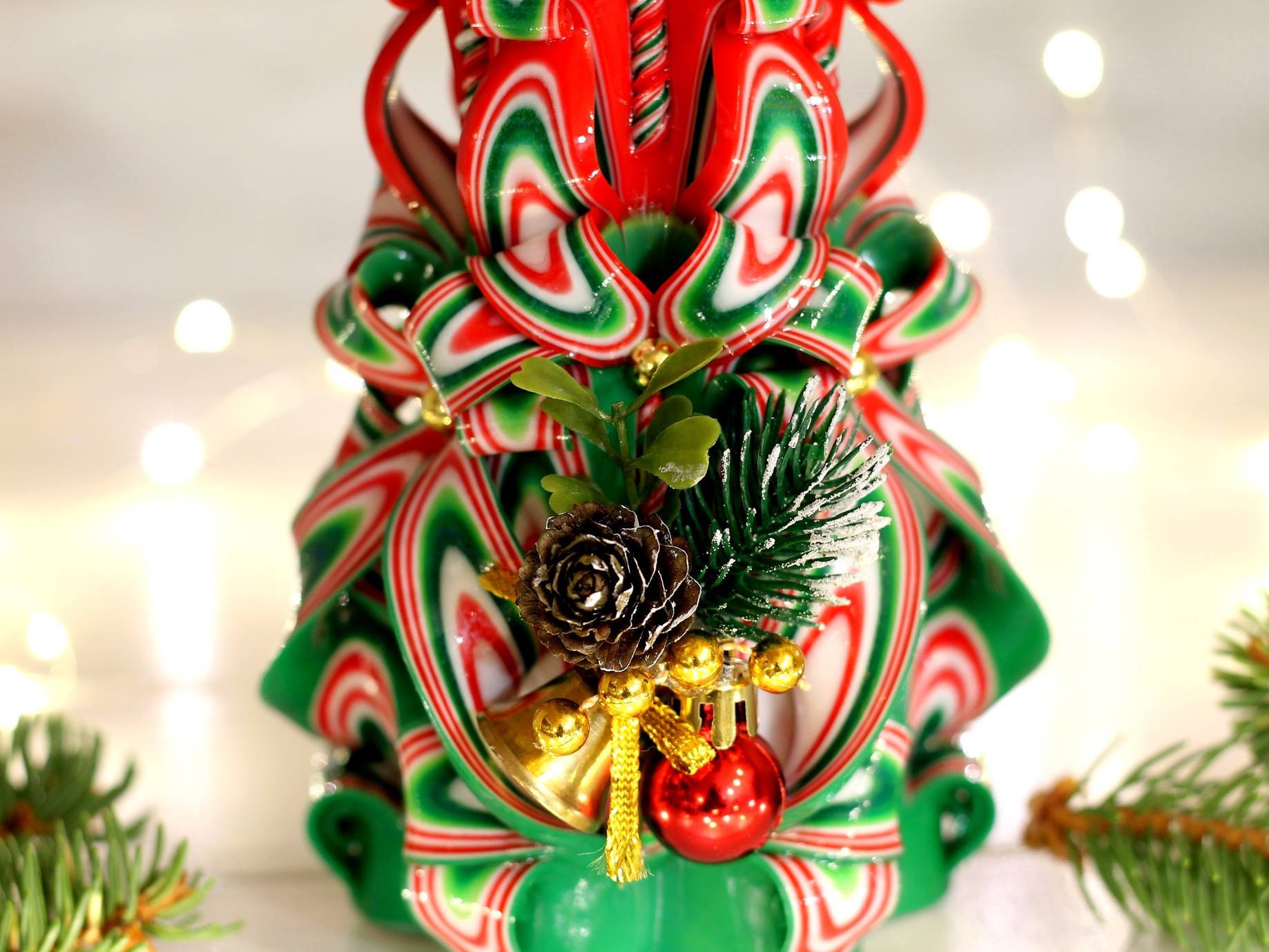 Classic Handmade Christmas Candles - Etsy