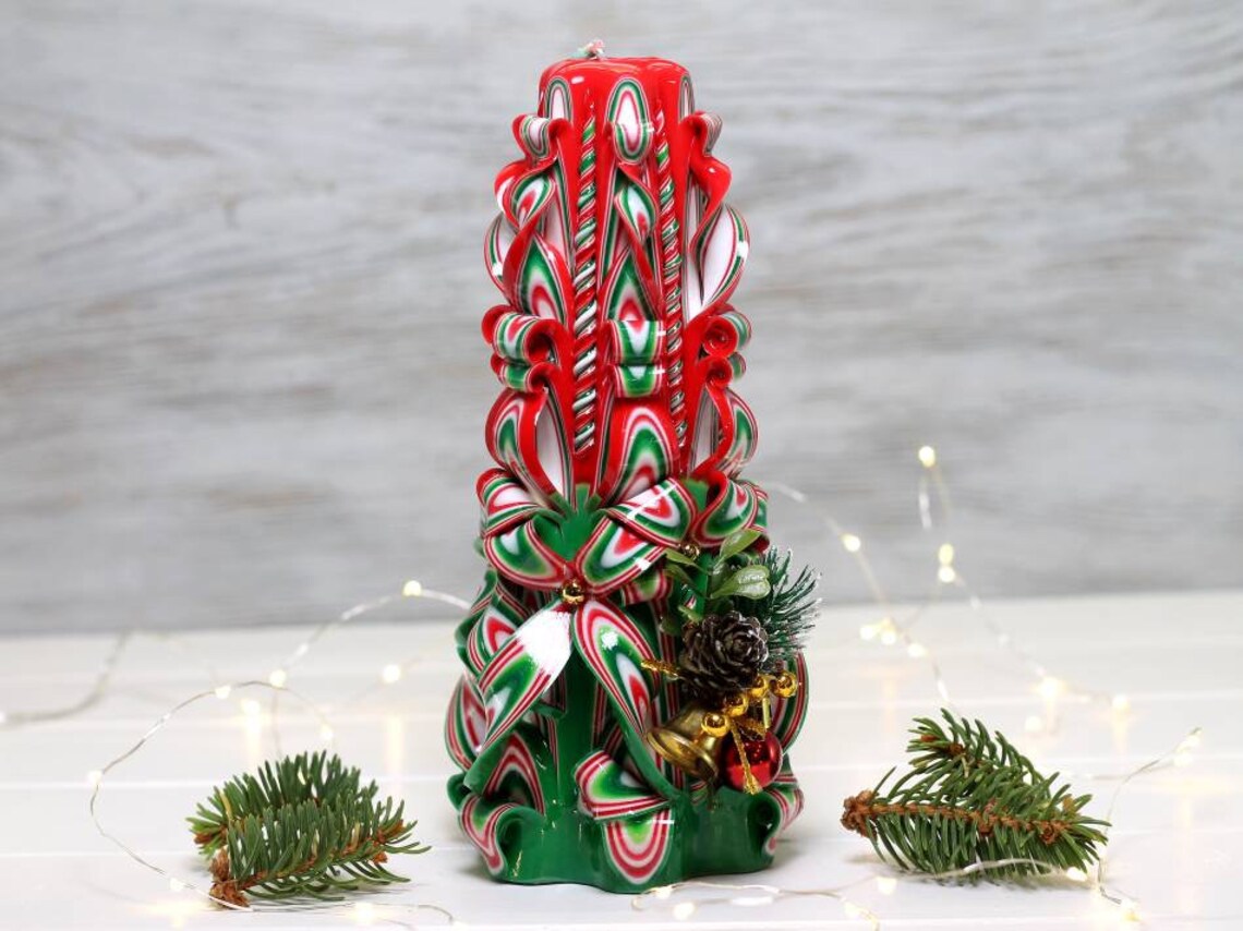 Classic Handmade Christmas Candles - Etsy