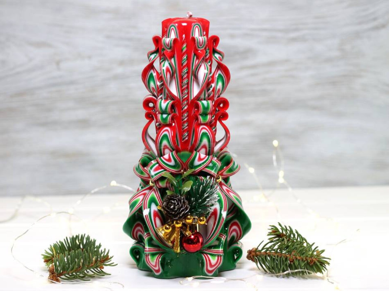 Classic Handmade Christmas Candles - Etsy