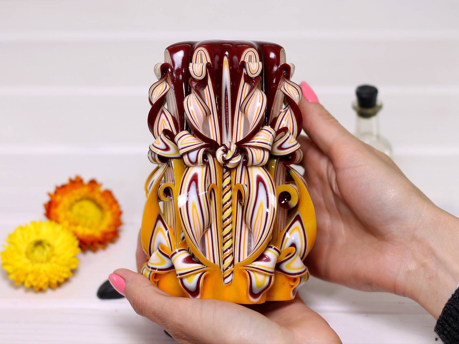 Unique Wizard Gift Carved Candles Back to School Gift - Etsy