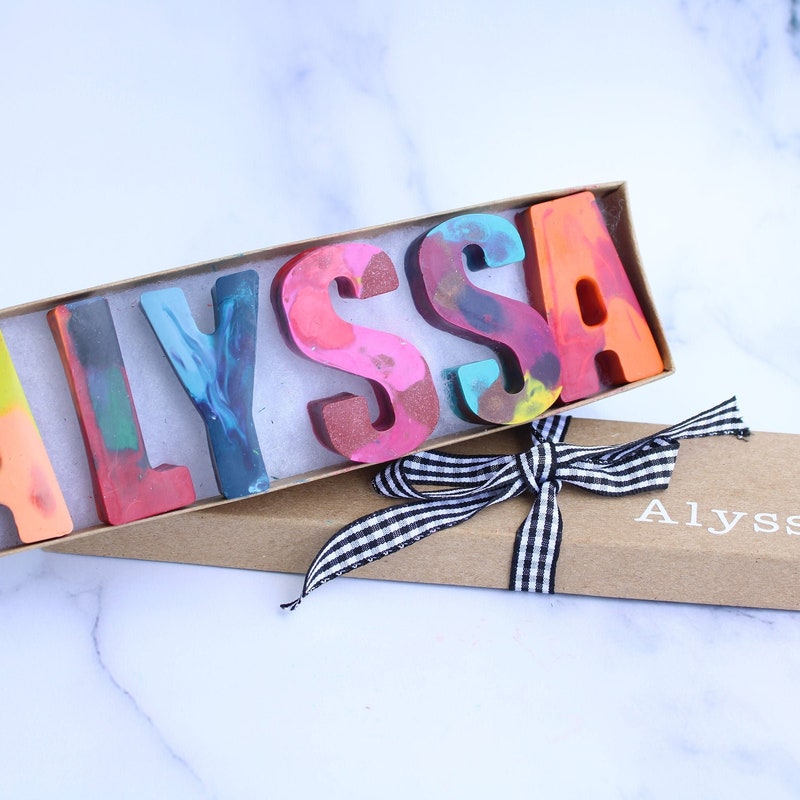 Personalized Crayons - Etsy