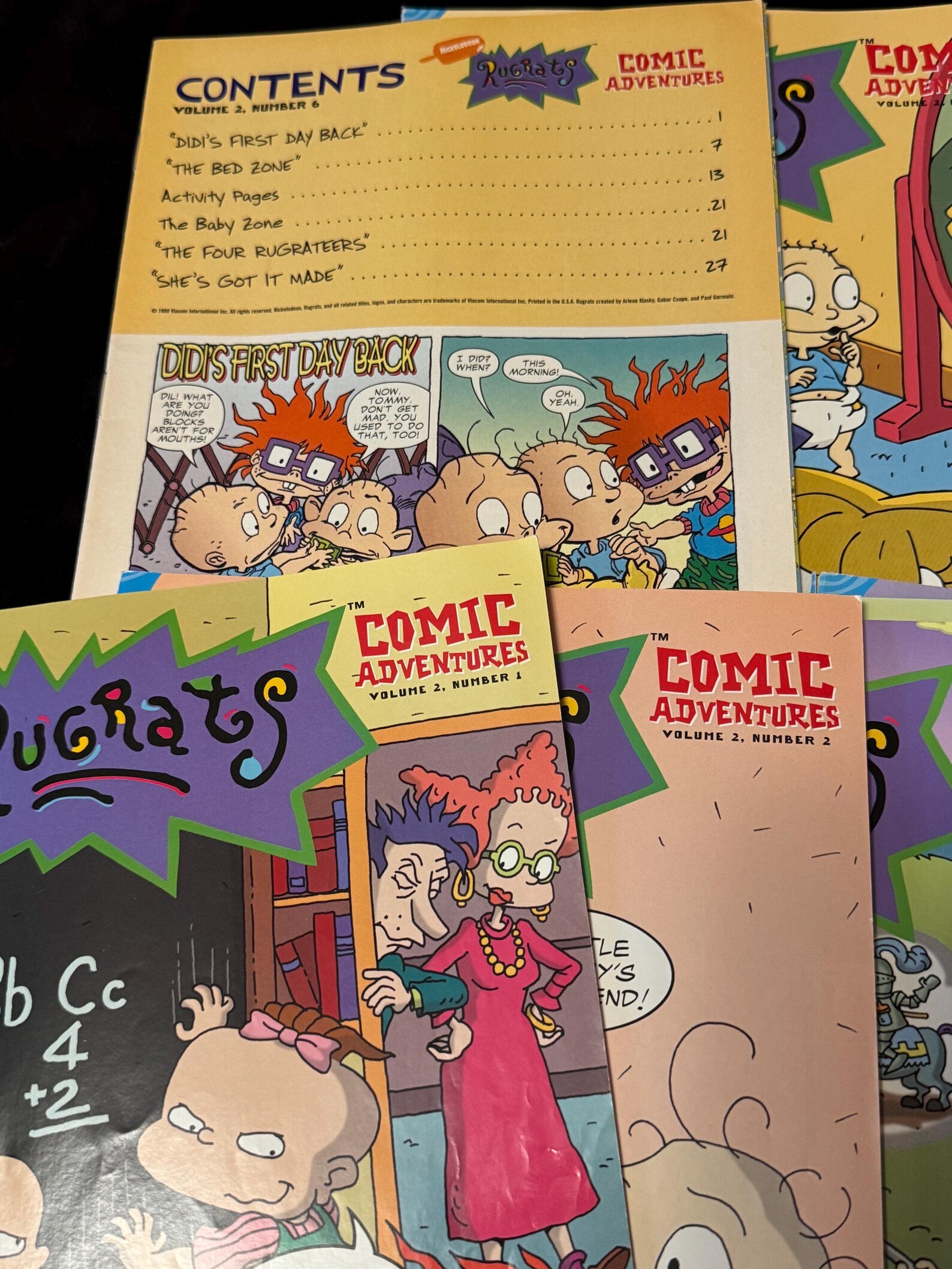 Nickelodeon Rugrats, Comic Adventures, Volume 2, Numbers 1-9: September ...