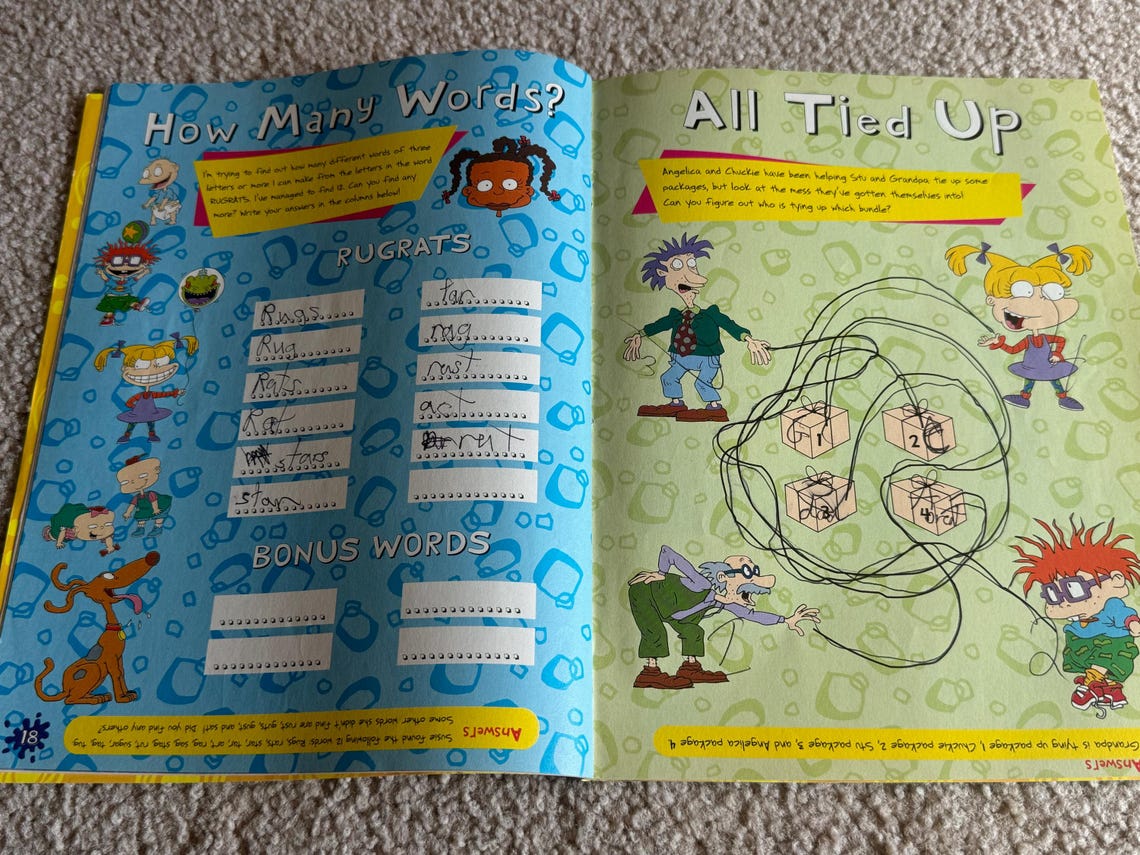 Nickelodeon Rugrats, Comic Adventures, Volume 2, Numbers 1-9: September ...