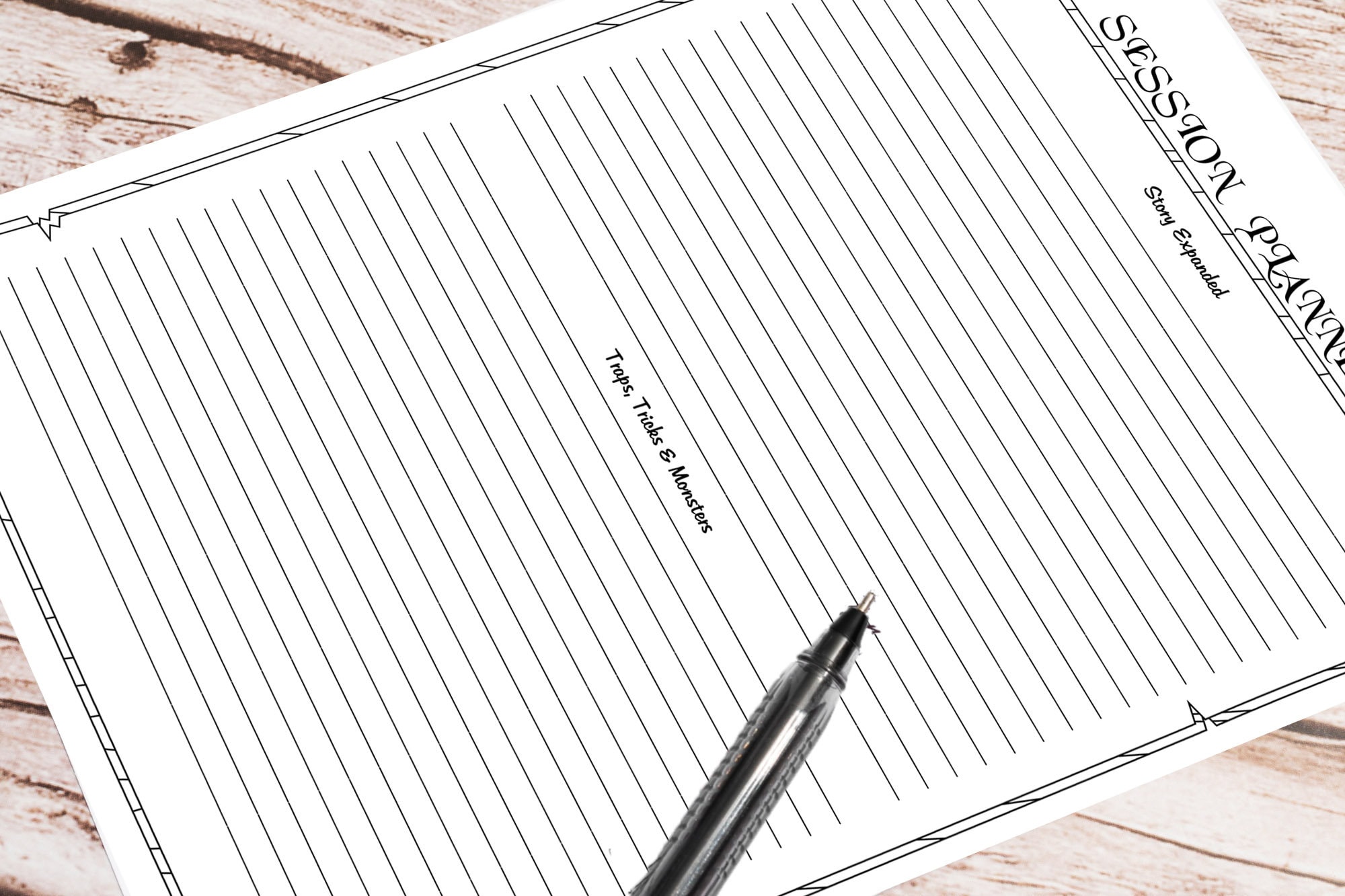 Printable Dnd Session/campaign Planner for Game Masters and - Etsy