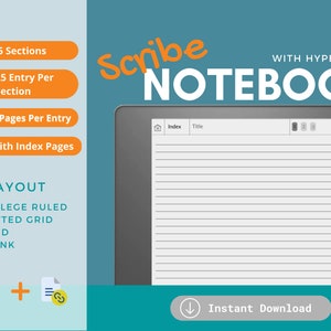 Digital Notebook for Kindle Scribe Kindle Scribe Notebook - Etsy