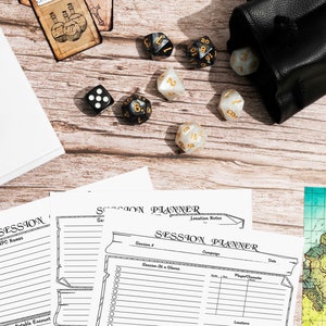 Printable Dnd Session/campaign Planner for Game Masters and Other Rpgs ...