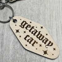 Personalized Getaway Car Keychain: Handmade Cotton Wristlet, Bronze ...