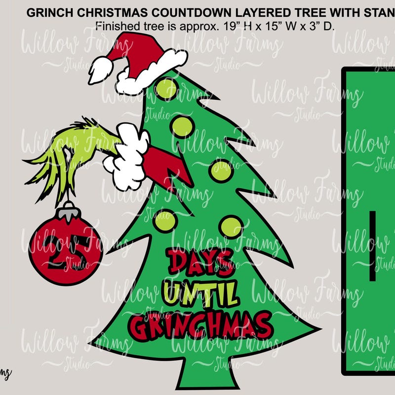 Grinch Countdown - Etsy