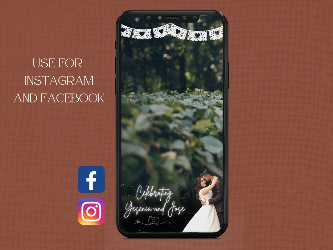 Mexican Theme Filter, Paper Picado for Wedding, Instagram and Facebook ...