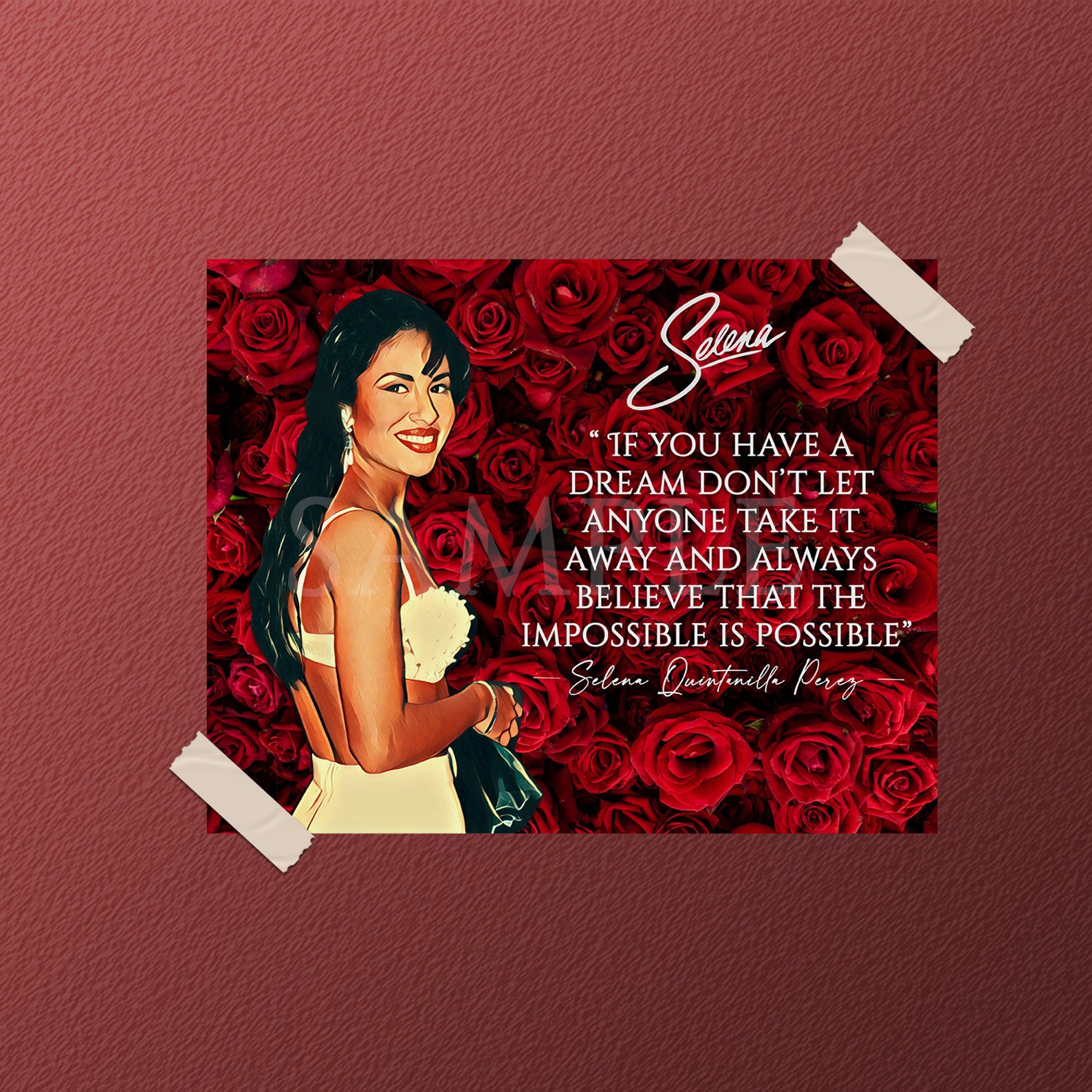Selena Quintanilla, Poster, Instant Download, Wall Paper, Art ...
