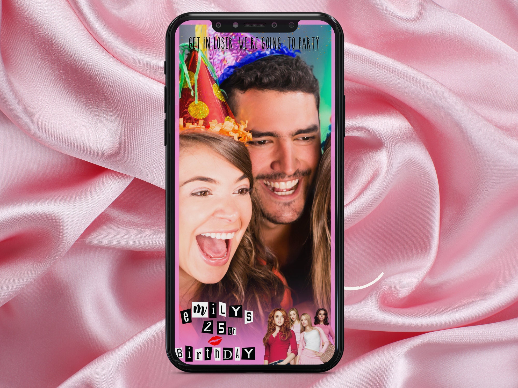 Mean Girls Filter, Mean Girls Decorations, Burn Book, Instagram, Facebook, Snapchat, Birthday ...