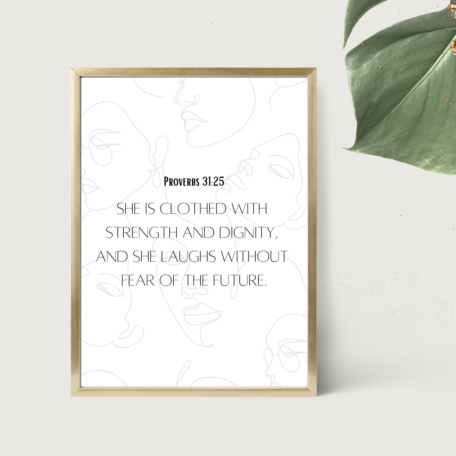 Proverbs 31 Bible Verse Print, Bible Verse Printable, Bible Verse Wall ...