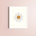 Happy Daisy, Trendy Smiley Face Print, Digital Download, Happy Face ...