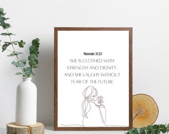 Proverbs 31, DIGITAL PRINT, Modern Bible, Scripture Wall Art - Etsy