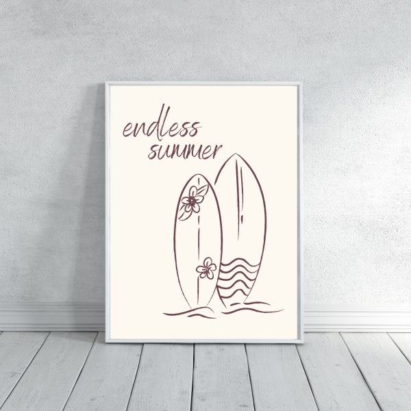Endless Summer Print - Etsy