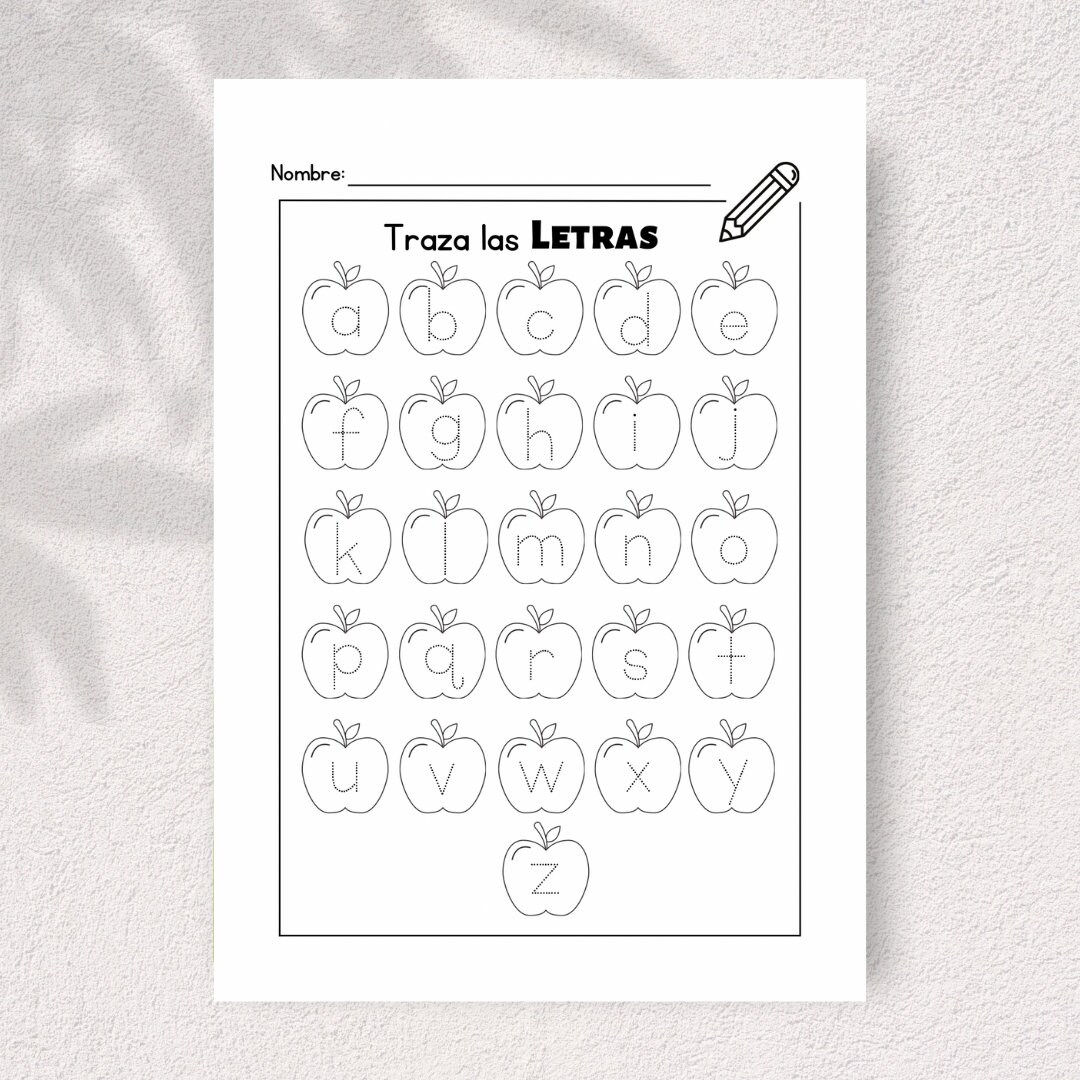 Traza El Abecedario Mayúsculas Y Minúsculas - Etsy Australia