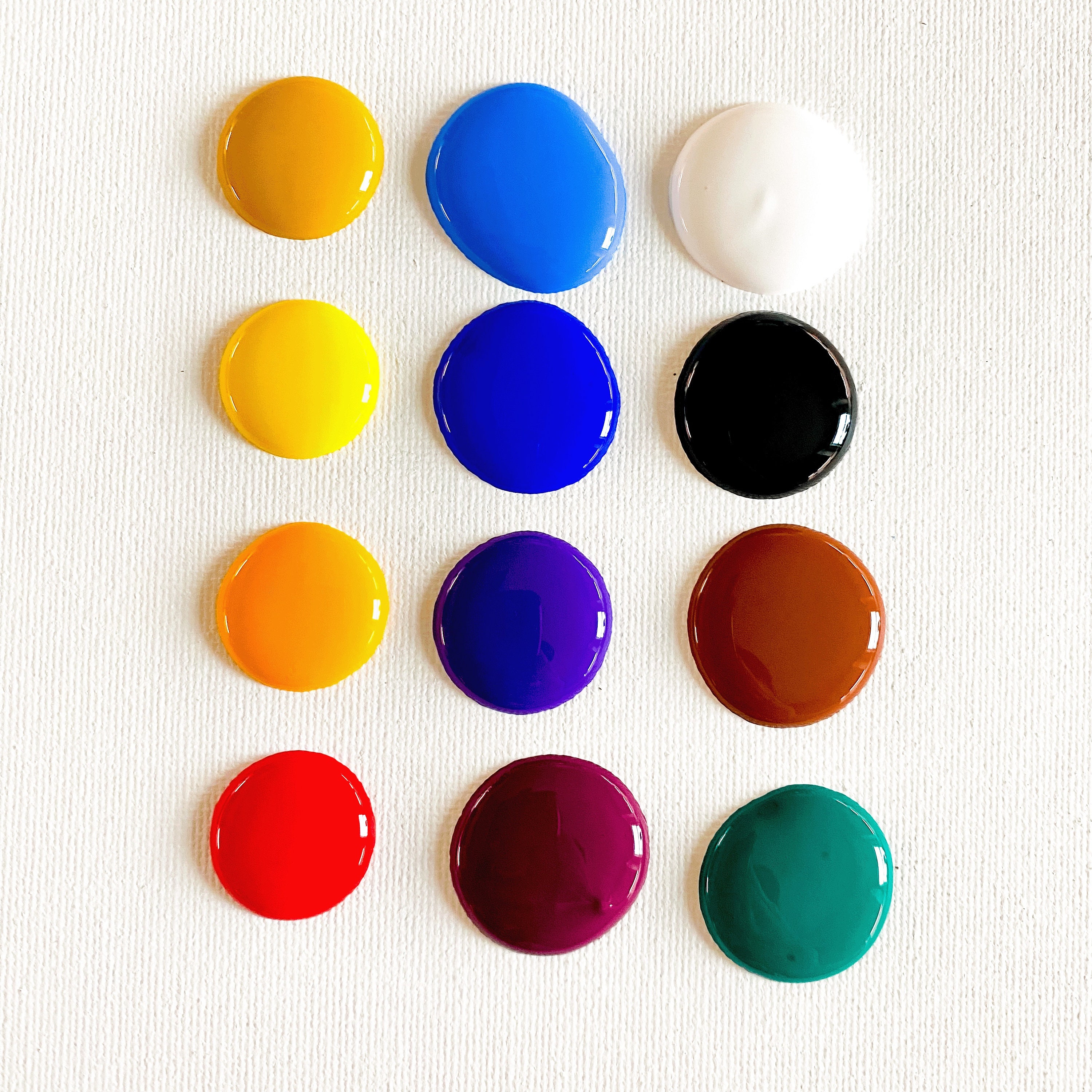 Milo Acrylic Paint Set of 12 Colors | 16 Oz Bottles | Made in the USA ...