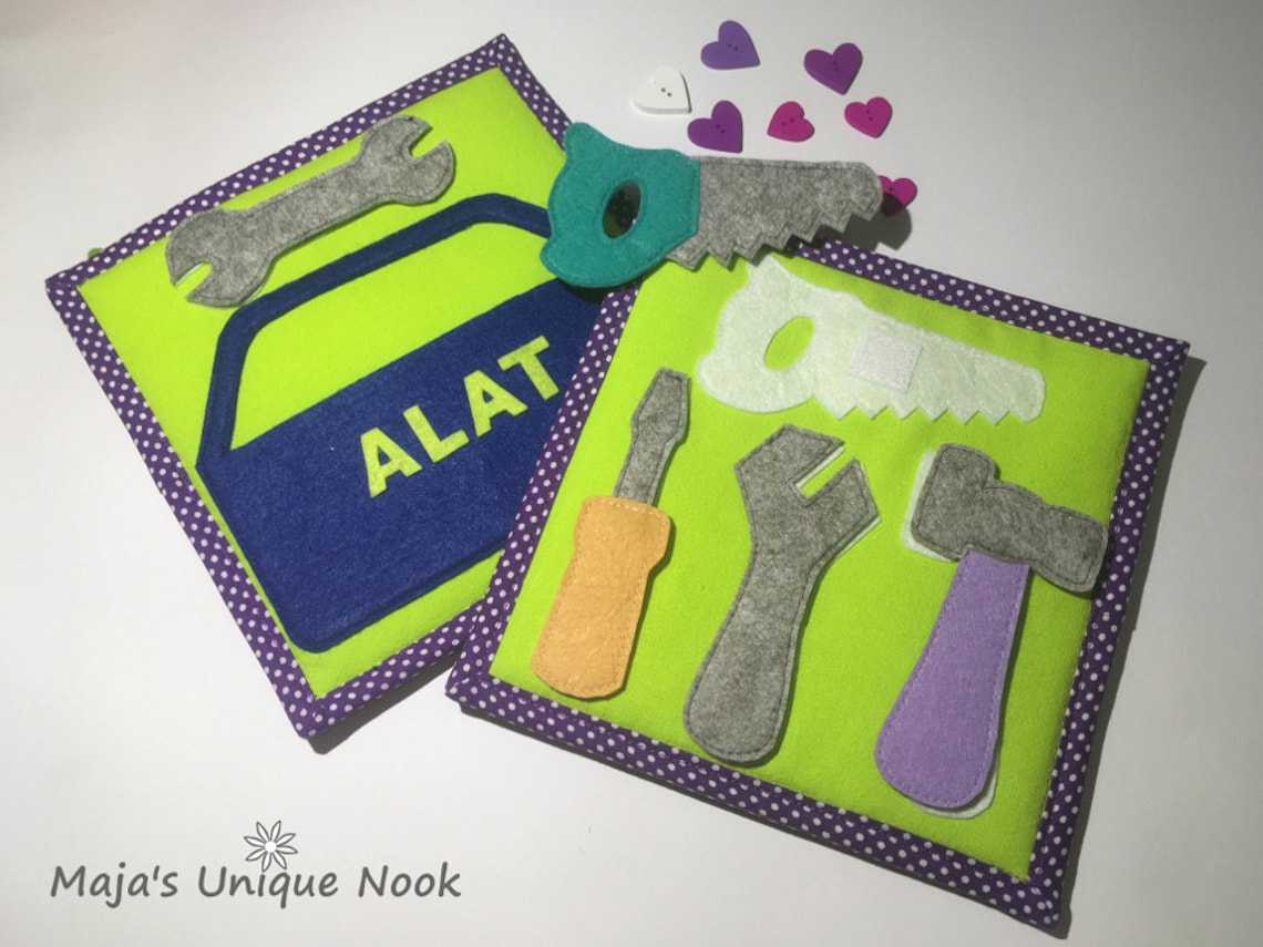 Toddler Book Quiete Book Busy Book Children's Quiet - Etsy