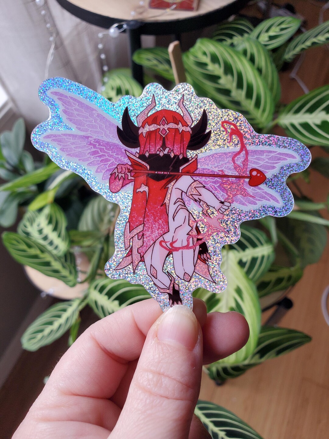 Cupid Revenant for Star Days! Warframe-inspired Glittery Stickers - Etsy
