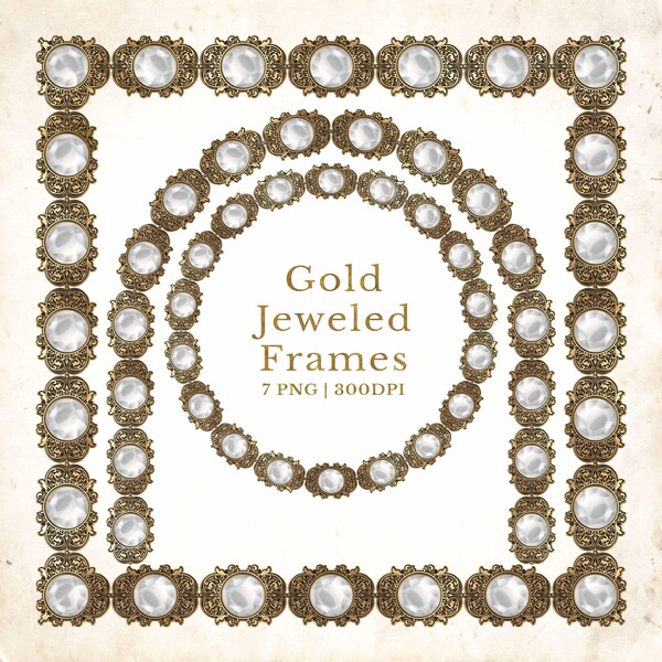 Jeweled Frame - Etsy