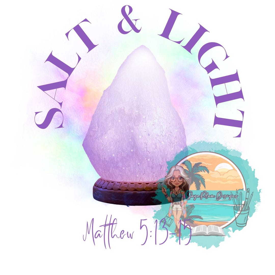 Salt and Light PNG, Matthew 5, Be Salt and Light Scripture Verse PNG ...