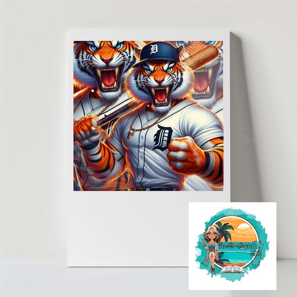 Opening Day Detroit Tiger Svg - Etsy