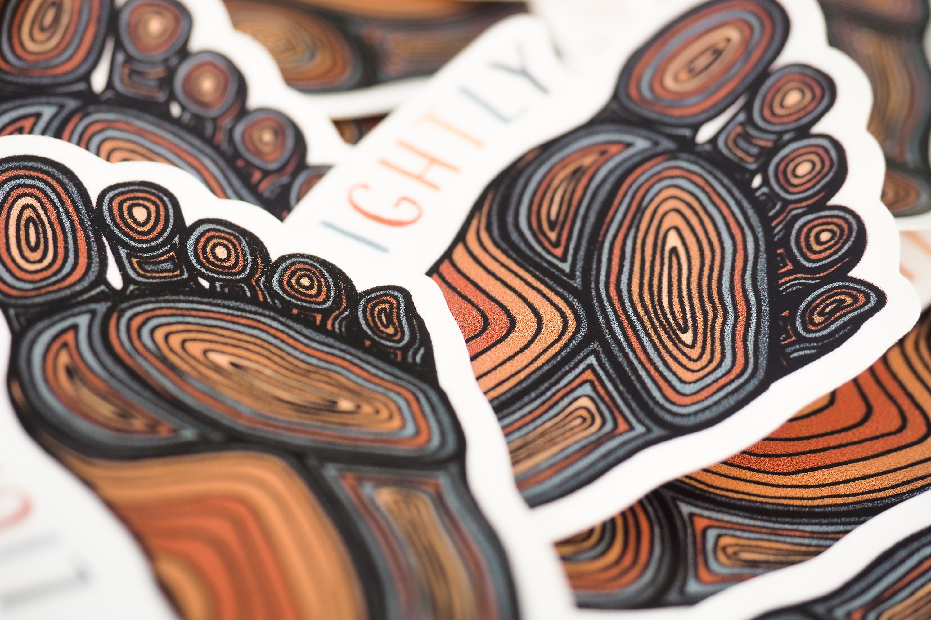 Tread Lightly, Barefoot Sticker, Conservation and Hiking Sticker - Etsy